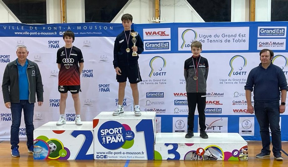 Internationaux Jeunes du Grand Est - 2. Platz für Aaron Sahr